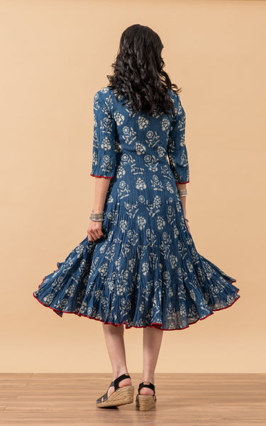 Santa Fe Dress, Long, 3/4 Sleeve, Aria – Passementrie